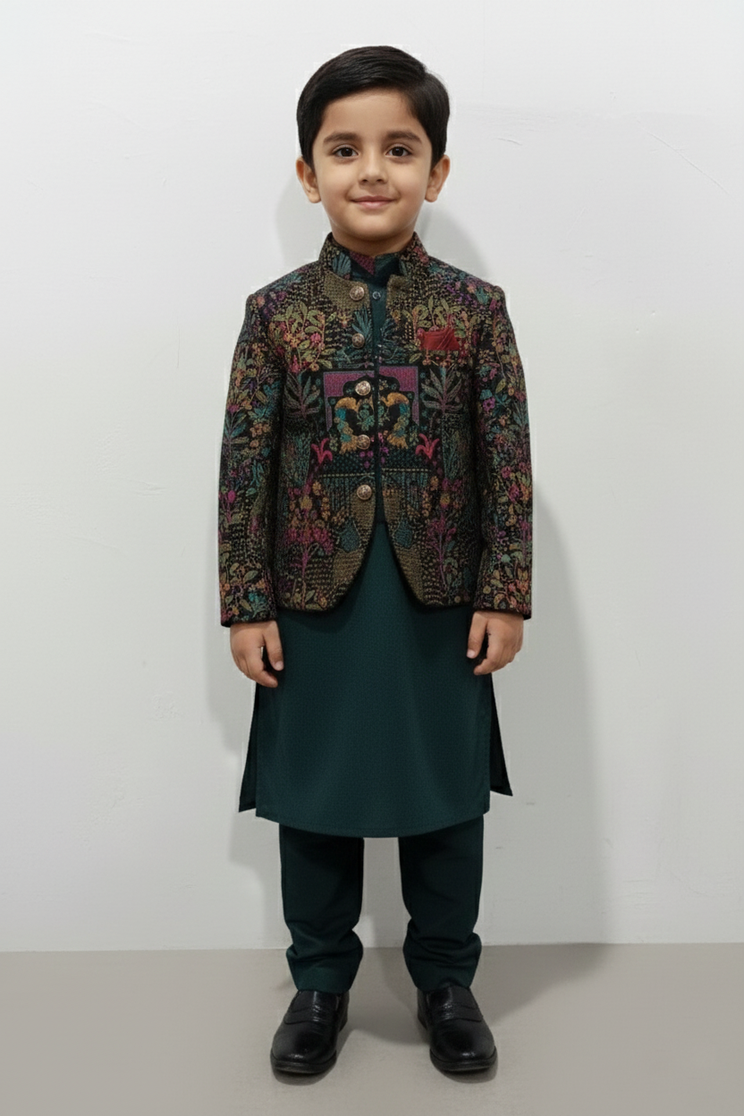 Prince Coat Trouser Suit KPS-330-A – Pehchan Mall
